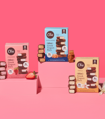 Clio Greek Yogurt Bars Wrapped in Chocolate – Clio Snacks