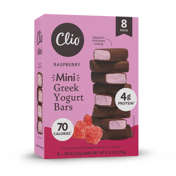 Refrigerated Greek Yogurt Bars - Full Size 4 Pack - Strawberry – Clio ...