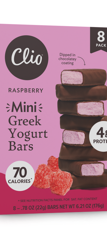 Refrigerated Greek Yogurt Bars - Full Size 4 Pack - Strawberry – Clio ...