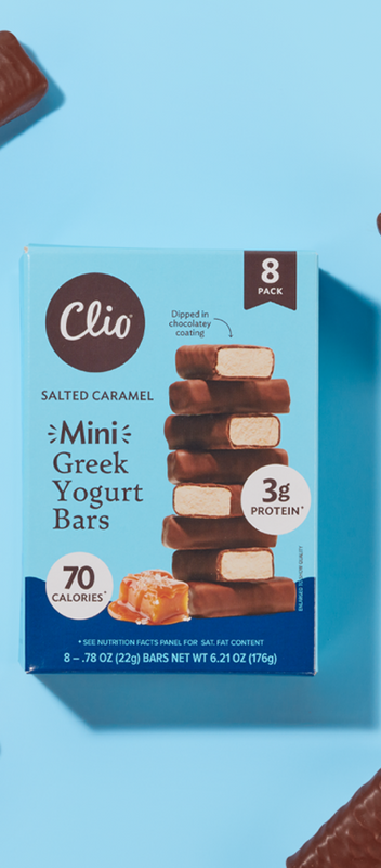Refrigerated Greek Yogurt Bars - Full Size 4 Pack - Strawberry – Clio ...