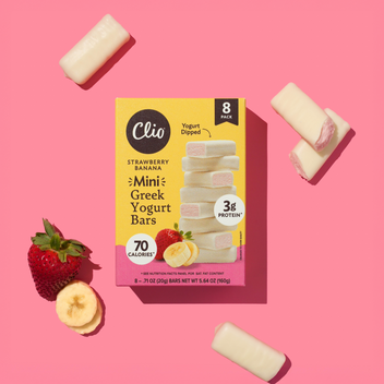 Refrigerated Greek Yogurt Bars - Full Size 4 Pack - Strawberry – Clio ...